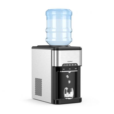 Machine à Glaçons 3 en 1 avec Distributeur d'Eau Froide/Chaude 20 kg en ...